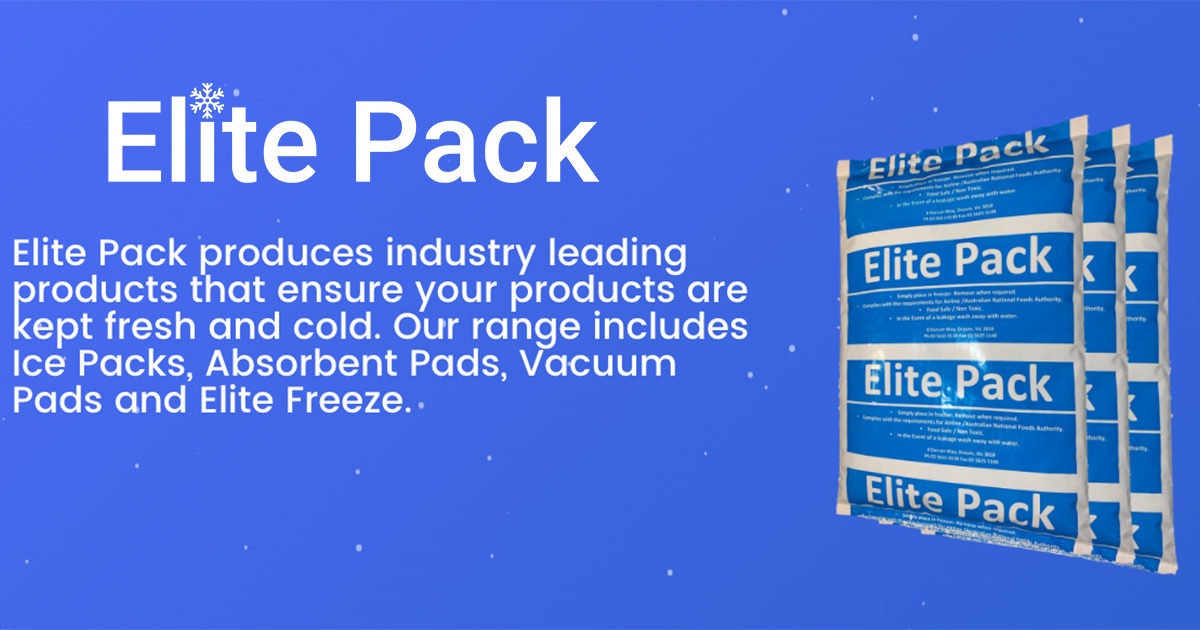 Elite Pack - Ice packs, gel packs and soaker pads